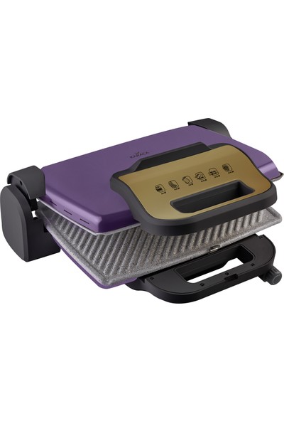 Karaca Retro Mor Izgara ve Tost Makinesi