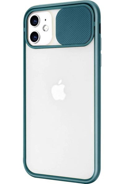 Piyasa Sepeti Apple iPhone 12 6.1'' Kızaklı Kamera Korumalı Kapak Yeşil Piyasa Sepeti Apple iPhone 12 6.1'' Kızaklı Kamera Korumalı Kapak Yeşil