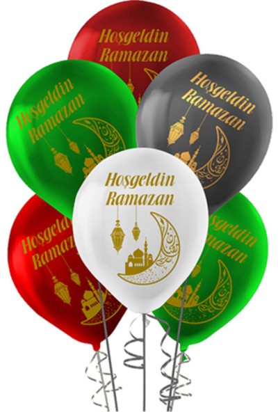 Rest Parti Hoşgeldin Ramazan Balonu 10 Adet Rest Parti Hoşgeldin Ramazan Balonu 10 Adet