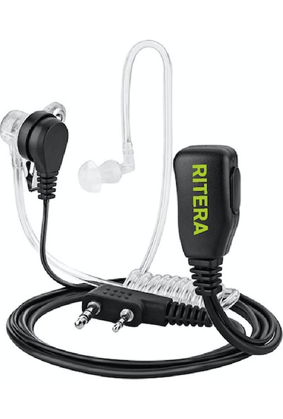 Ritera Akustik Şeffaf Tüp Telsiz Kulaklığı