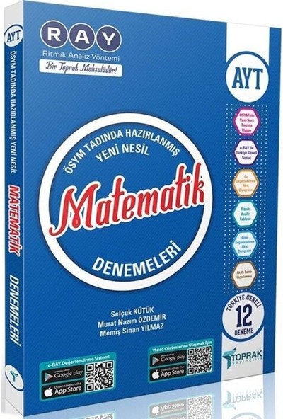 Toprak Yayıncılık AYT MATEMATİK DENEME KİTABI Selçuk KÜTÜK