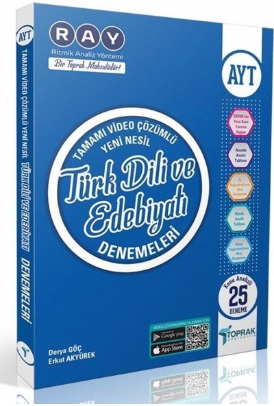 Toprak Yayıncılık AYT TÜRK DİLİ VE EDEBİYATI DENEME KİTABI Derya GÖÇ