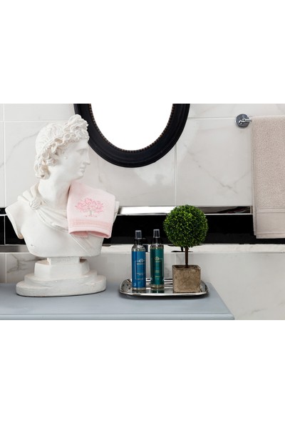 Madame Coco Orva Nakışlı El Havlusu - Pudra - 30x46 cm Madame Coco Orva Nakışlı El Havlusu - Pudra - 30x46 cm