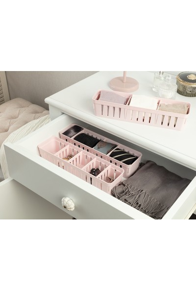 Madame Coco Eloi Ayarlanabilir Organizer 3'lü - Soft Pudra Madame Coco Eloi Ayarlanabilir Organizer 3'lü - Soft Pudra