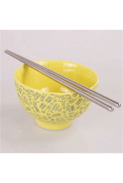 Tohana Metal Chopstick 5'li Paslanmaz Çelik Çin Çubuğu Tohana Metal Chopstick 5'li Paslanmaz Çelik Çin Çubuğu