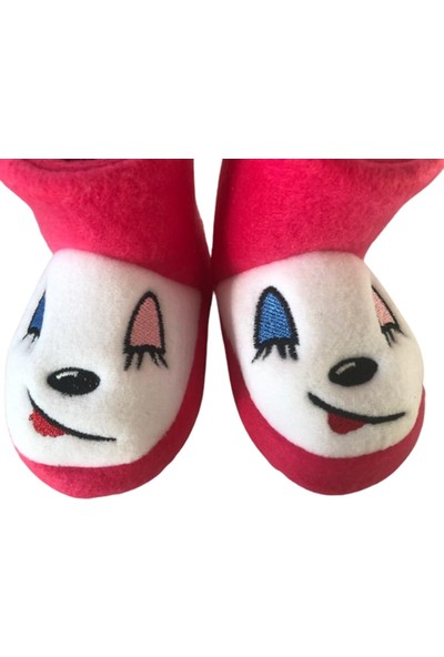 Pomidik Çocuk Panduf Emojili Koyu Pembe Pomidik Çocuk Panduf Emojili Koyu Pembe