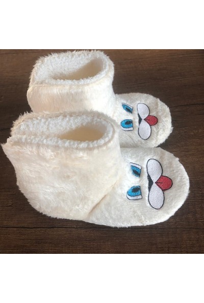 Pomidik Çocuk Panduf Tavşanlı Ekru