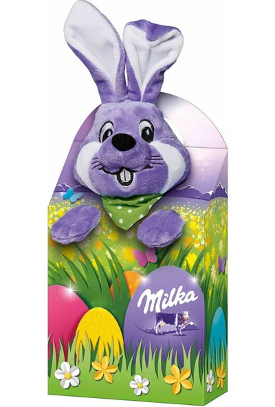 Milka Magic Mix Peluş Tavşan Paskalya 3 Farklı Çikolata 96 gr Milka Magic Mix Peluş Tavşan Paskalya 3 Farklı Çikolata 96 gr