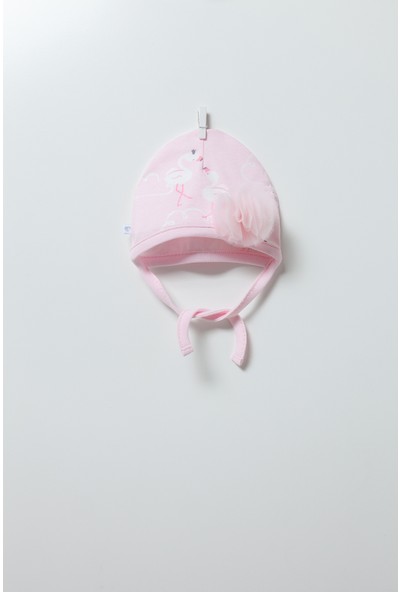 Caramell Flamingo Desen Bebek Şapka