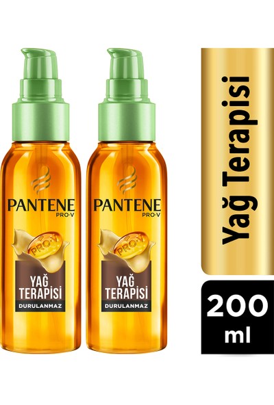 Pantene Doğal Saç Bakım Serumu Argan Yağ Elixir  2X100 ml Pantene Doğal Saç Bakım Serumu Argan Yağ Elixir  2X100 ml