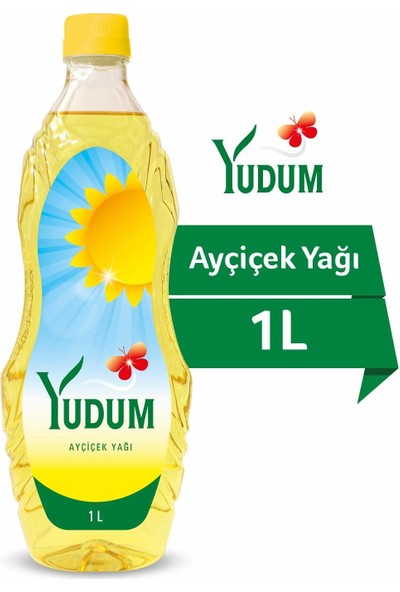 Yudum Ayçiçek Yağı 1 LT