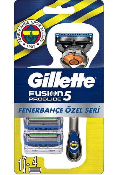 Gillette Fusion Proglide Makine + 3'lü Yedek Bıçak Fenerbahçe Özel Seri Gillette Fusion Proglide Makine + 3'lü Yedek Bıçak Fenerbahçe Özel Seri
