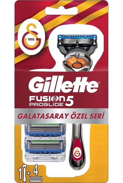 Gillette Fusion Proglide Makine + 3'lü Yedek Bıçak Galatasaray Özel Seri Gillette Fusion Proglide Makine + 3'lü Yedek Bıçak Galatasaray Özel Seri