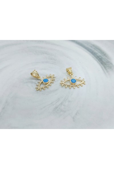 Akarsu Kuyumculuk 14 Ayar Altın Göz Kolye Ucu Akarsu Kuyumculuk 14 Ayar Altın Göz Kolye Ucu