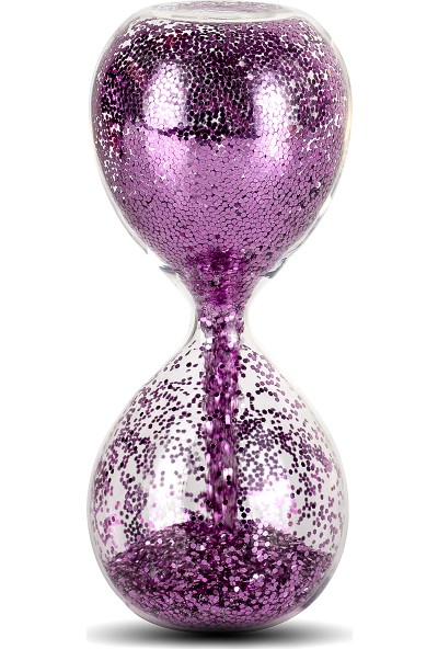 Niyet Kum Saati - Cam - Süs Eşyası - Hediyelik - Dekoratif - Mor - 12CM Niyet Kum Saati - Cam - Süs Eşyası - Hediyelik - Dekoratif - Mor - 12CM