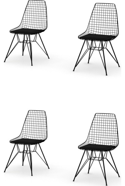 Wood House Liva 4 Lü Sandalye Wood House Liva 4 Lü Sandalye