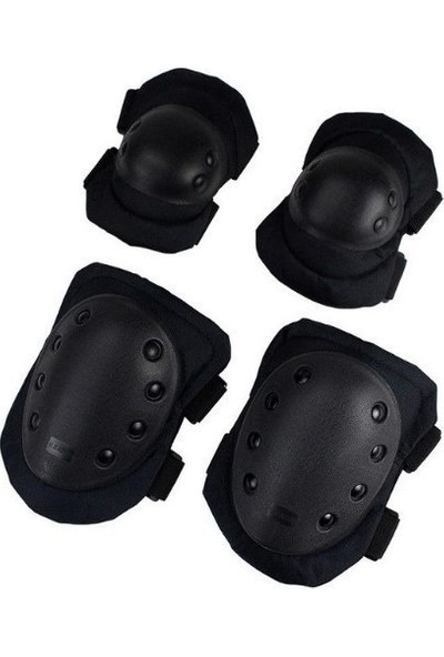 Single Sword Siyah Balistik Koruyucu Dizlik ve Dirseklik Takımı Single Sword Siyah Balistik Koruyucu Dizlik ve Dirseklik Takımı