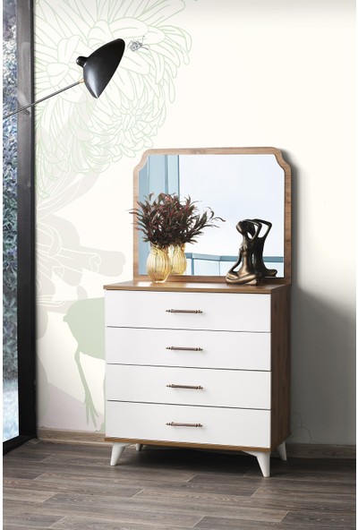 Aydınev Yaprak Şifonyer ve Ayna