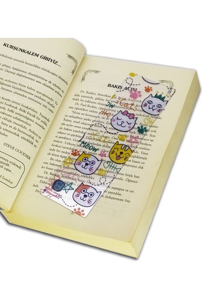 İstisna Şeffaf Desenli Kitap Ayracı Model 10 İstisna Şeffaf Desenli Kitap Ayracı Model 10