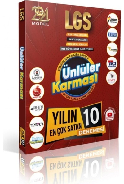 Ünlüler Karması 8. Sınıf 10 Deneme 10 Yayın