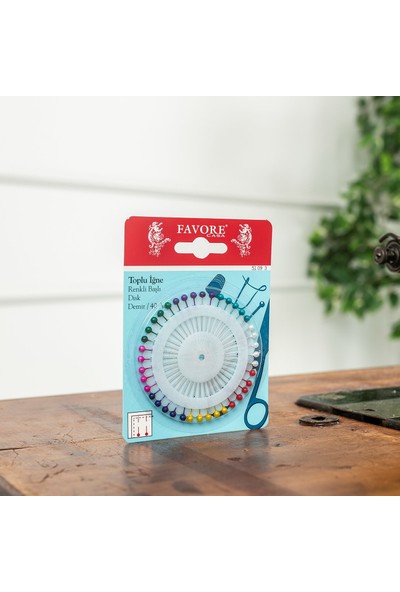 Favore Casa Disk Başlı Toplu İğne Favore Casa Disk Başlı Toplu İğne