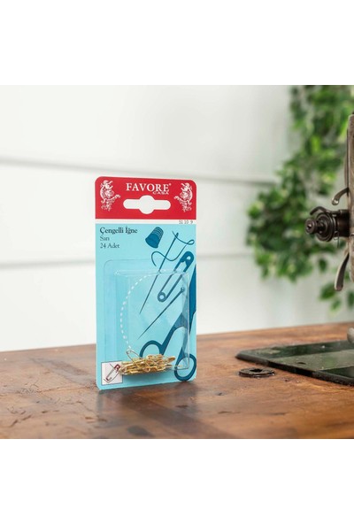 Favore Casa Sarı Çengelli İğne