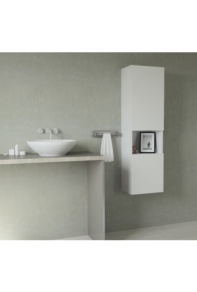 Banyo Dolabı Duvar Tipi %100 Mdf
