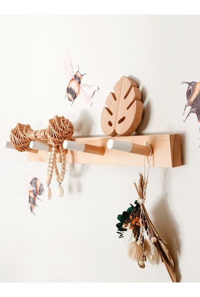 Lina Ahşap Diyarı Ahşap Dekoratif Askılık