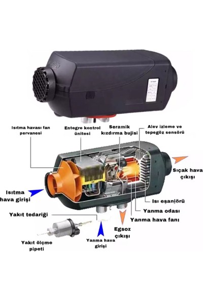 Webasto Dizel Isıtıcı 12 V 5.2 Kw