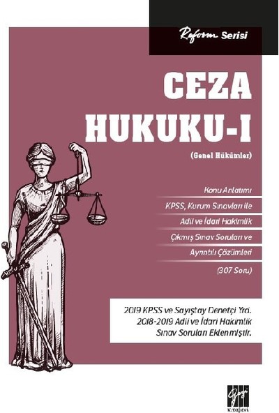 Reform Serisi Ceza Hukuku - I (Genel Hükümler)