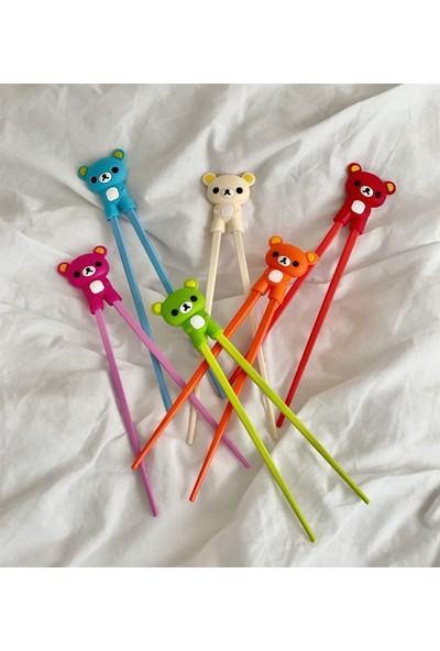 Giftmoda Renkli Chopstick Ve Chopstick Öğrenme Aparatı Pembe Giftmoda Renkli Chopstick Ve Chopstick Öğrenme Aparatı Pembe