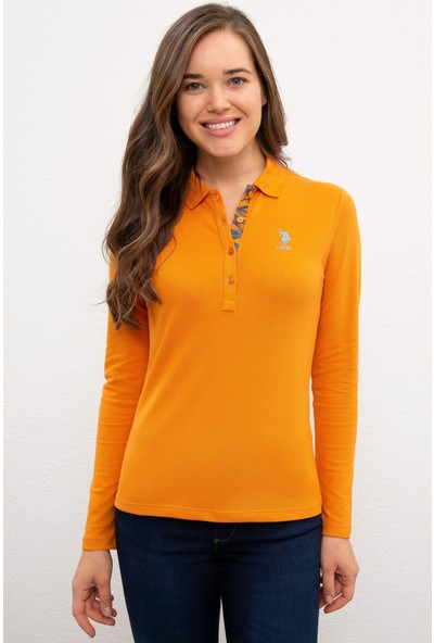 U.S. Polo Assn. Turuncu Sweatshirt Basic 50228465-VR202 U.S. Polo Assn. Turuncu Sweatshirt Basic 50228465-VR202