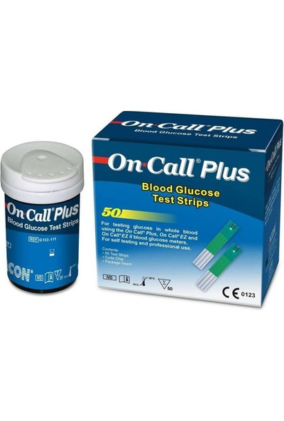 On Call Plus Şeker Ölçme Çubuğu 50 Adet On Call Plus Şeker Ölçme Çubuğu 50 Adet