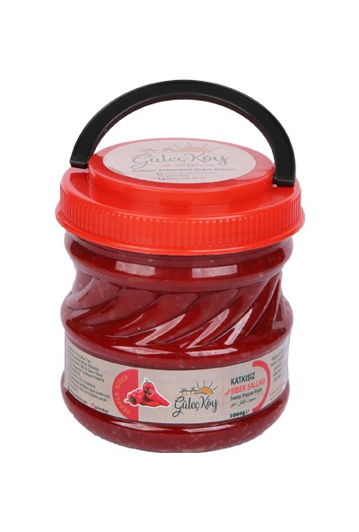 Güleç Köy Katkısız Acı Biber Salçası 1 kg