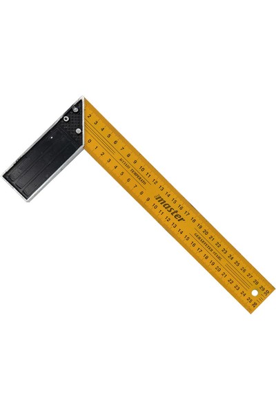 Master Sarı Marangoz Gönye Metal 30 cm L Gönye