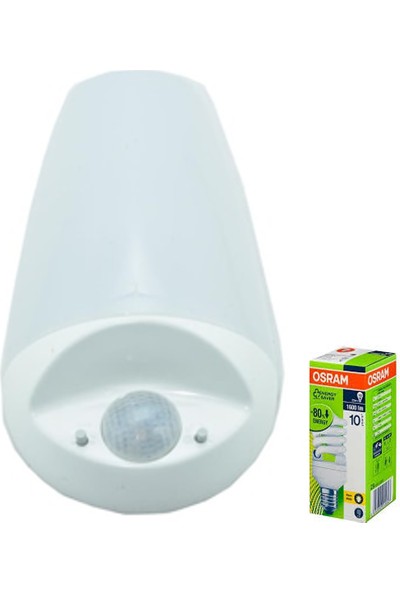 Nisaluce Çınar Sensörlü Duvar Aplik Dik Armatür