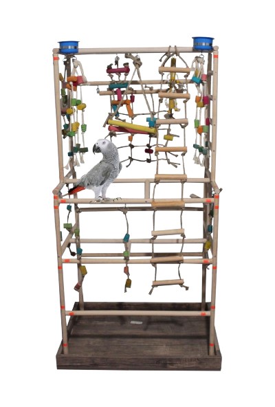 Merkez Av Papağan Tüneği Oyun Alanı Papağan Oyuncak Tünek 5