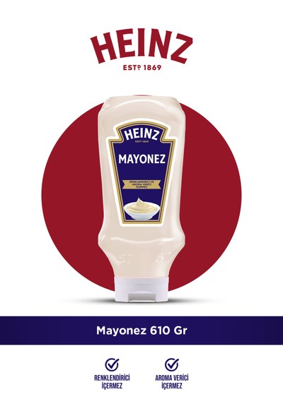 Heinz Mayonez 610 gr