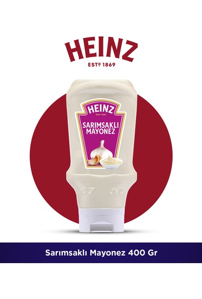 Heinz Sarımsaklı Mayonez 400 gr Heinz Sarımsaklı Mayonez 400 gr