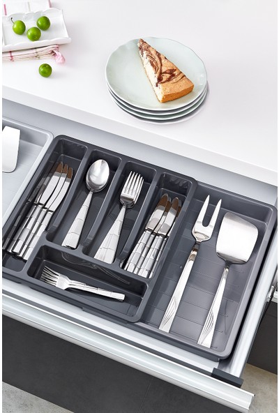Kitchen Life Uzayabilen Pratik Çekmece Içi Kaşıklık Kitchen Life Uzayabilen Pratik Çekmece Içi Kaşıklık