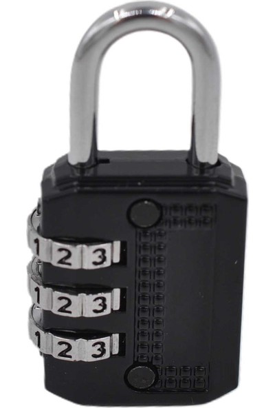 Buffer 32MM Şifreli Asma Kilit 3 Şifreli Dolap Çekmece Asker Kilidi
