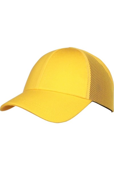 Shelter Koruyucu Darbe Emici Top Kep Şapka Baret Sarı