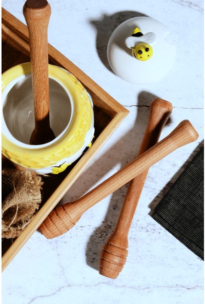Kitchen Life Lüx Kayın Ağacı Bal Kaşığı