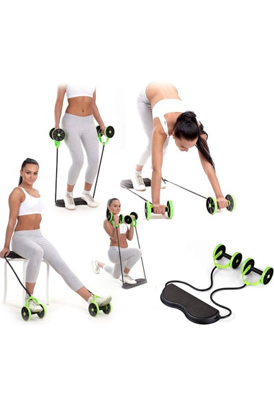 Spor Byfit Lastikli Tekerlekli Egzersiz Aleti Rv