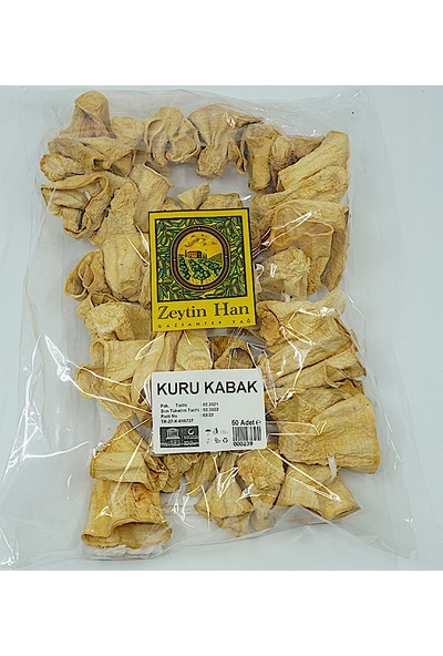 Zeytinhan Dolmalık Kuru Antep Kabak (Haylan Kabağı) 45-50'lik Paket Zeytinhan Dolmalık Kuru Antep Kabak (Haylan Kabağı) 45-50'lik Paket