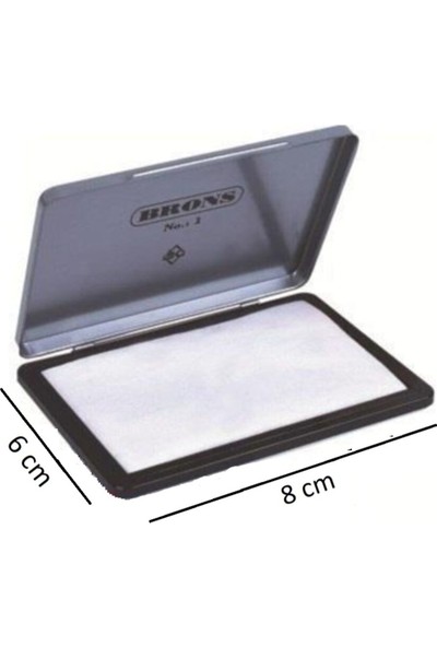 Brons Metal Stampa Küçük 8 x 6 1 Adet