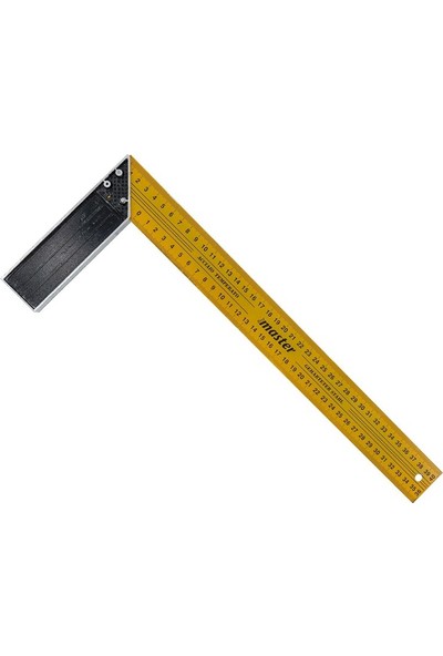 Master Sarı Marangoz Gönye Metal 40 cm L Gönye