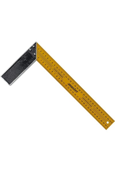 Master Sarı Marangoz Gönye Metal 35 cm L Gönye