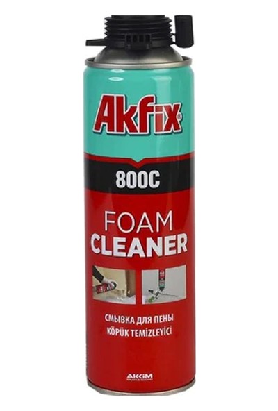Akfix 800C Poliüretan Köpük Temizleyici Sprey 500 ml
