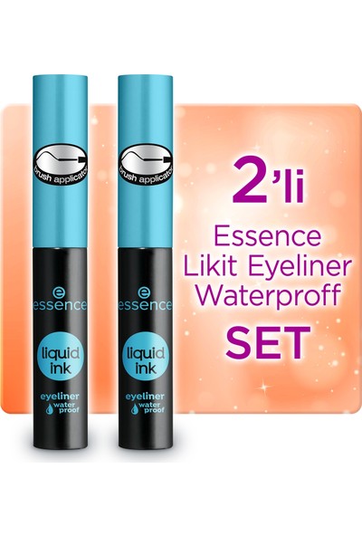 Essence Likit Eyeliner Waterproff 2'li Essence Likit Eyeliner Waterproff 2'li